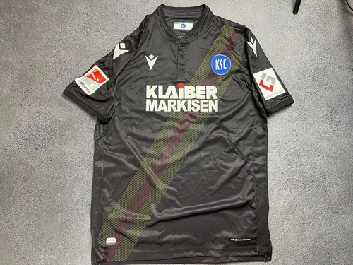 Karlsruher KSC Macron Away Football Shirt #25 Hanek Size L | eBay.de
