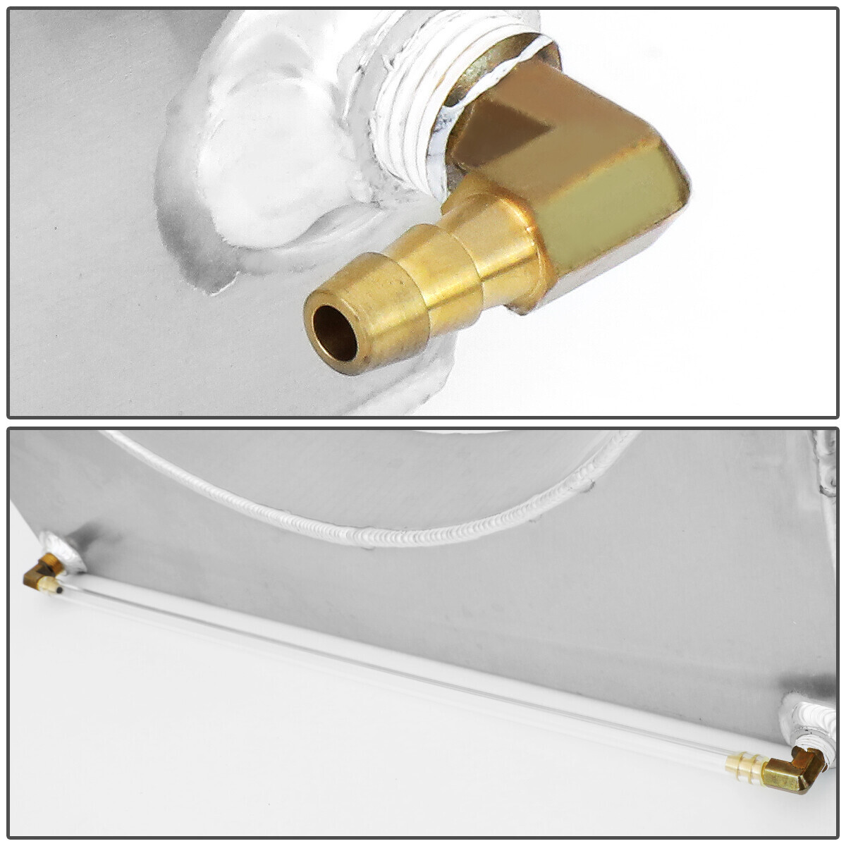 Aluminum Radiator Coolant Expansion Overflow Recovery Tank for Mustang ...