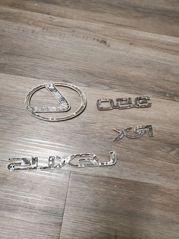 2004 - 2009 Lexus RX350 Rear Lift Gate Emblem OEM Set #AA2 | eBay