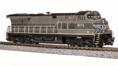 BROADWAY LIMITED 7308 N GE ES44AC UP #8075 TTG w/ Alum Paragon4 Sound ...