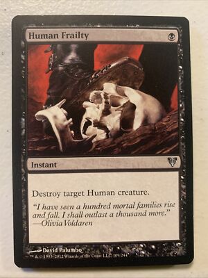 Human Frailty Avacyn Restored Mtg Card Mint | eBay