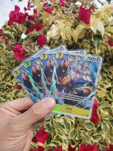 Enel OP05-100 SR - One Piece TCG Card Game English Playset X 4 Cards 🔥 ...