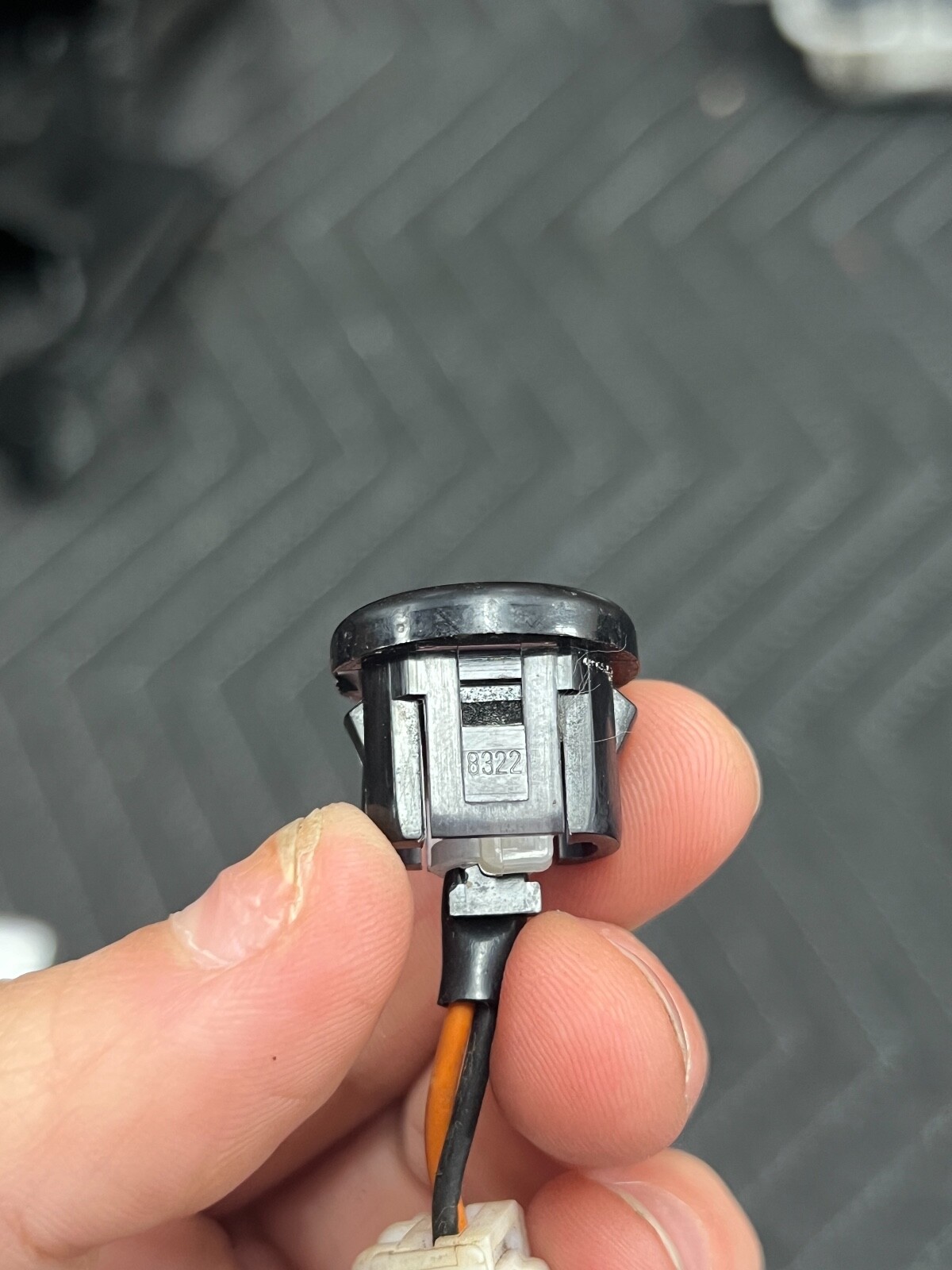 1998-2002 Isuzu Trooper Dash Center Alarm Light Sensor Auto Red Dim OEM ...