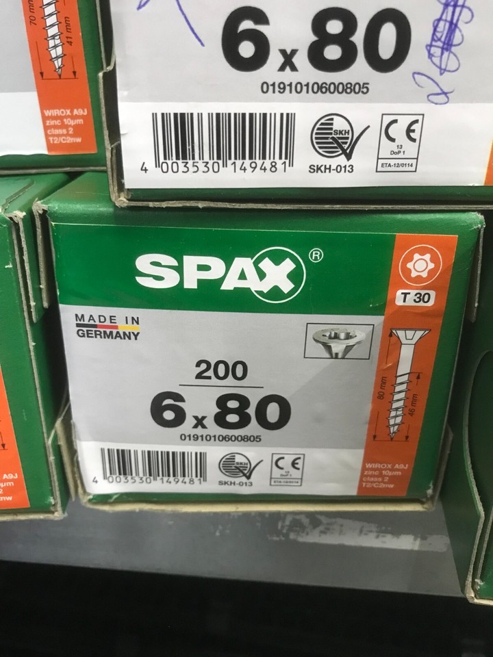 SPAX ®Wirox verz. Original ABC T-Star Plus Senkkopf, Torx ...