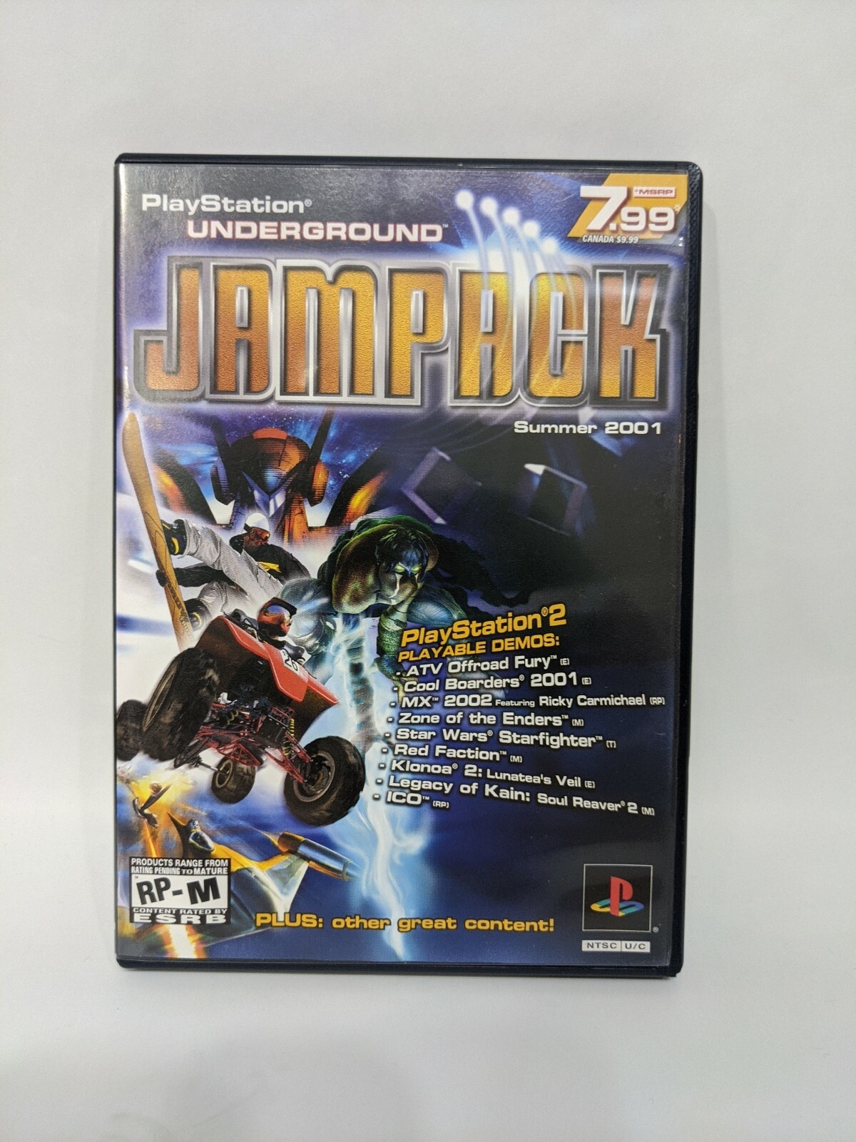 PlayStation Underground Jampack: Summer 2001 (Sony PS2 2001) w/ FREE ...