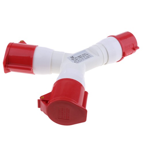 380V-415V 32A four pin Industrial Plug Socket Waterproof Connector 3P ...