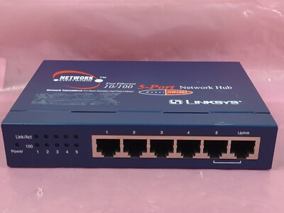 Linksys Network Everywhere NH1005 V2 Fast Ethernet 5 Port Hub | eBay