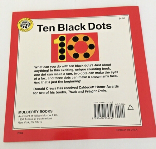 Ten Black Dots by Donald Crews (1995, Trade Paperback) for sale online ...