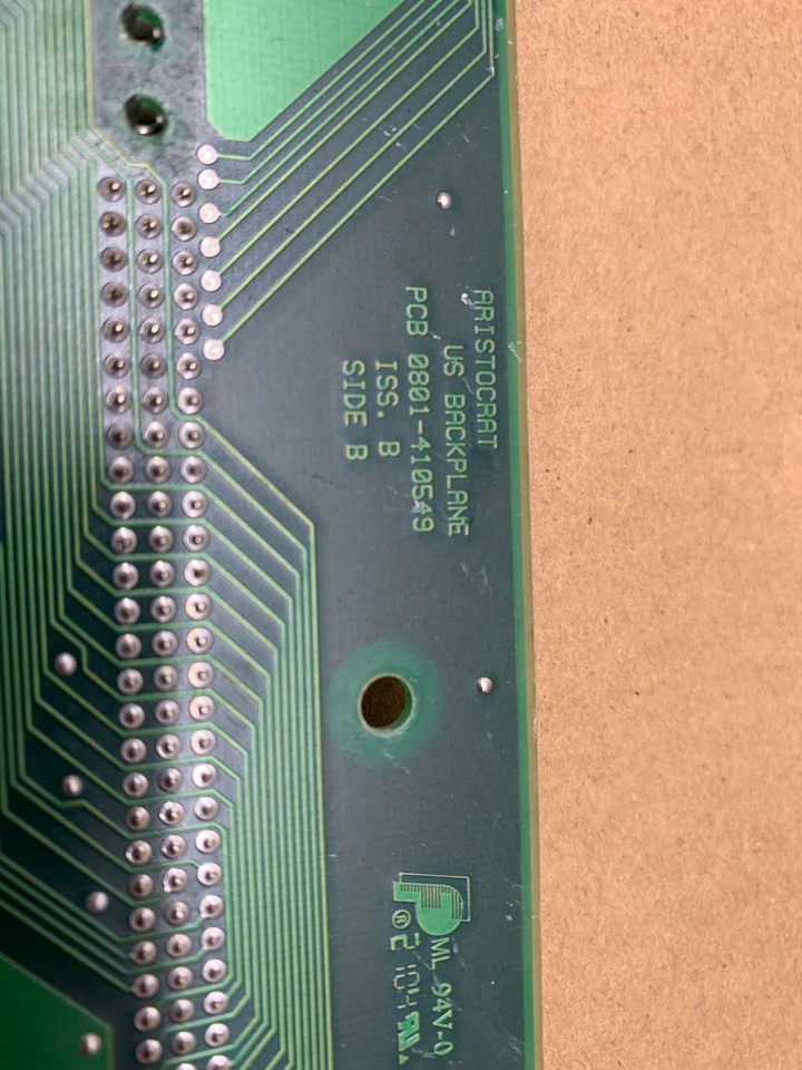 Aristocrat MK6 US backplane | eBay