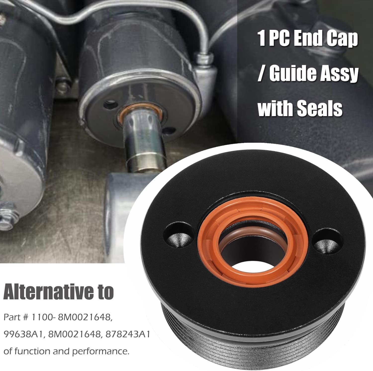End Cap/Guide Assy 878243A1 Fit For Mercury Mariner Gen1, 2 & 3 3 Ram ...