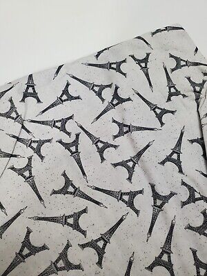 Eiffel Tower Fabric Paris Tossed Cotton Fashion Sew Quilt FAT QUARTER ...
