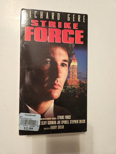 Strike Force VHS Used Movie VCR Video Tape Cliff Gorman Richard Gere ...