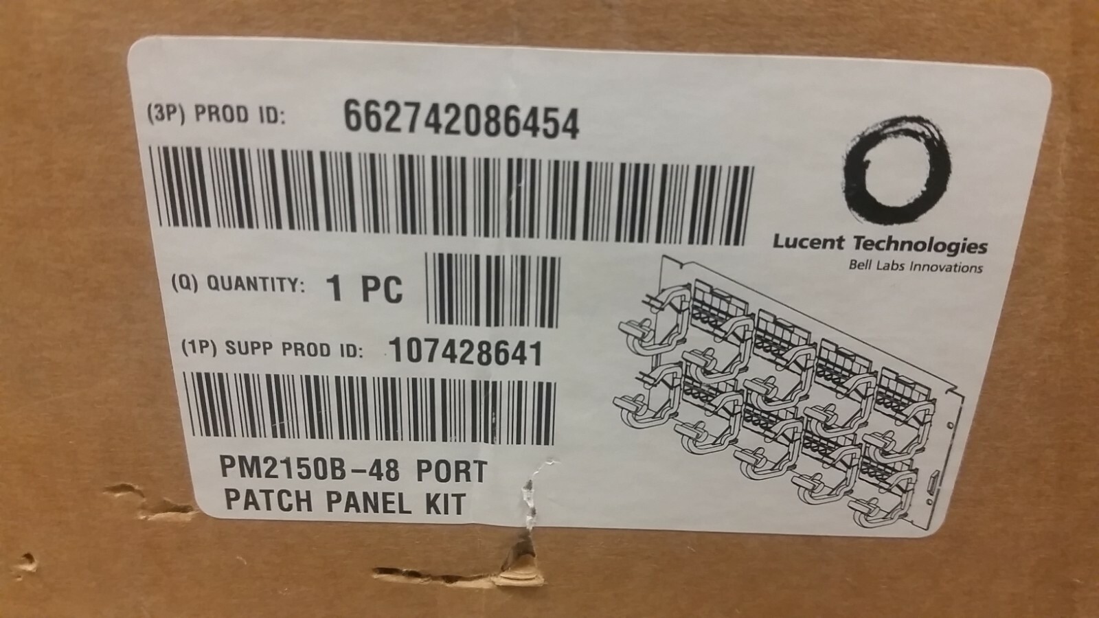 Lucent Avaya PATCHMAX 48 Port Patch Panel Pm2150b-48 for sale online | eBay
