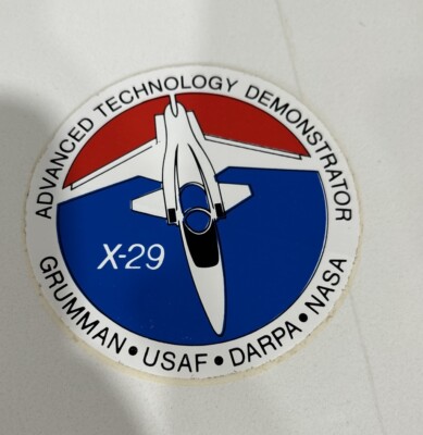 Vintage Experimental Aircraft Decal Grumman USAF DARPA NASA X-29 | eBay