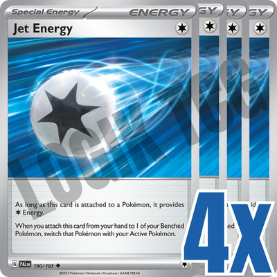 4x Jet Energy 190/193 x4 - Paldea Evolved - Pokemon TCG - Playset | eBay