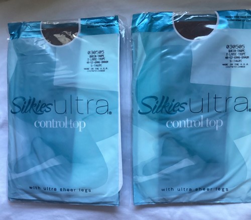 X2 SILKIES Ultra Control Top Tights Shade “Taupe” Size XL -Ultra Sheer ...