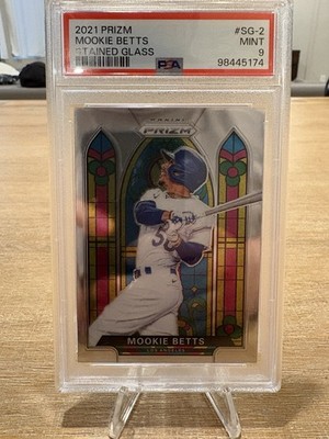 2021 Panini Prizm - Stained Glass #SG-2 Mookie Betts PSA 9 | eBay