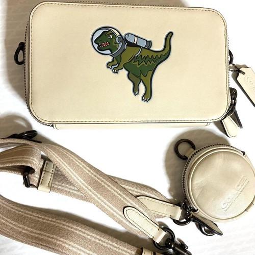 Coach Rexy Space Dinosaur Bag Unisex Slim Crossbody Japan Limited | eBay