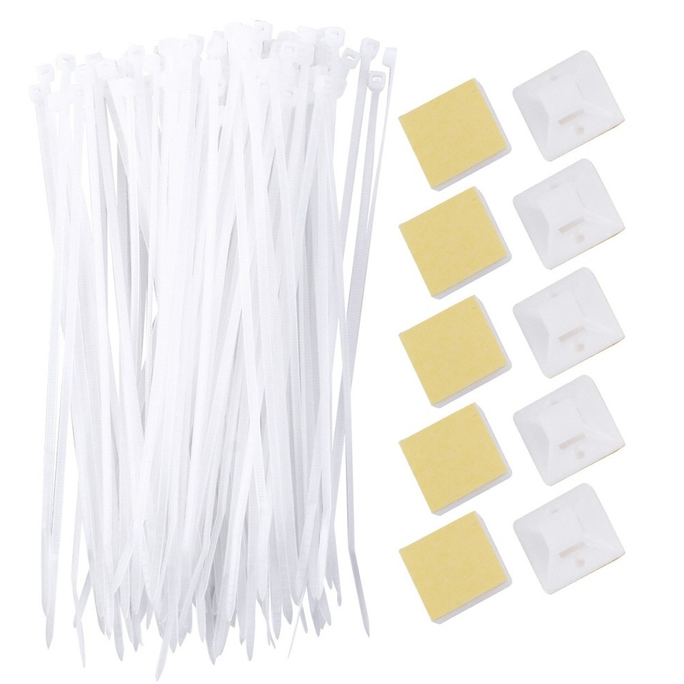 Adhesive Mounts Mounting Adhesives Cable Tie Base Adhesive-Backed Self ...