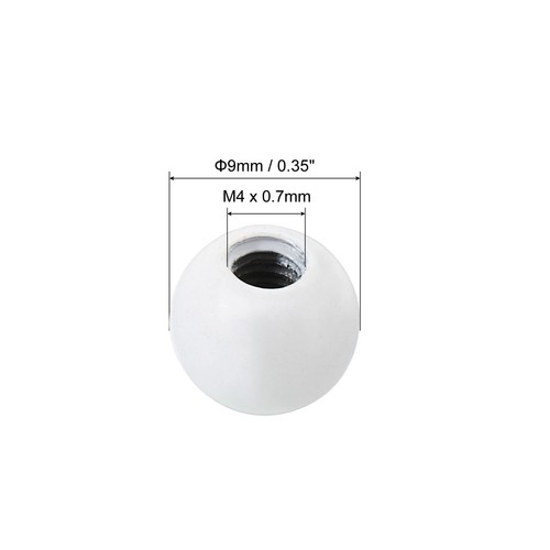 50pcs M4 Lamp Finial Cap Knob Nuts Lamp Decoration for Lamp Harp Top ...