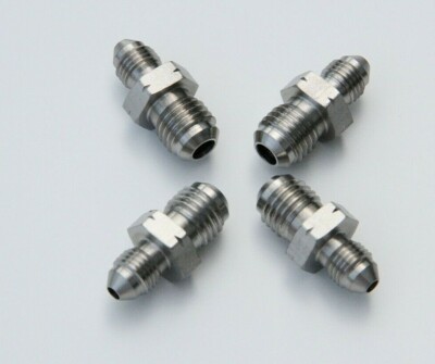 -3 AN Male to M12X1.5 Metric Stainless Steel Brake Fittings Adapter (X4 ...