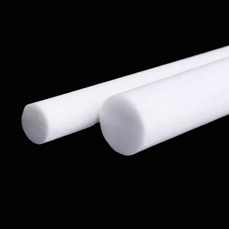 Length 500mm PTFE Rod White Polytetrafluoroethylene Solid Round Plastic ...