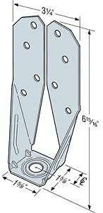 (20 Count) Simpson Strong-Tie DTT2Z Deck Tension Tie ZMAX With 1.5-In ...