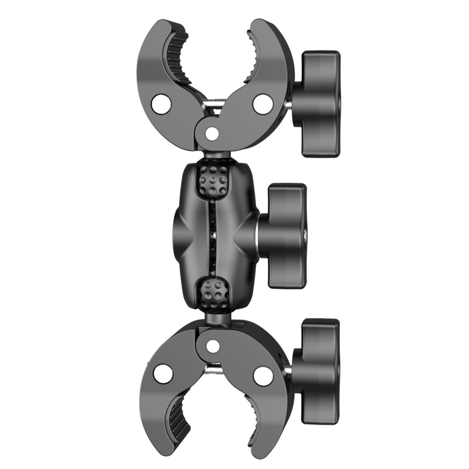 Double Head Magic Arm Camera Mount Clamp Clip Bracket for Light Stand ...