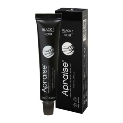 Apraise Professional Eyelash And Eyebrow Black Tint 1.0 UK ...
