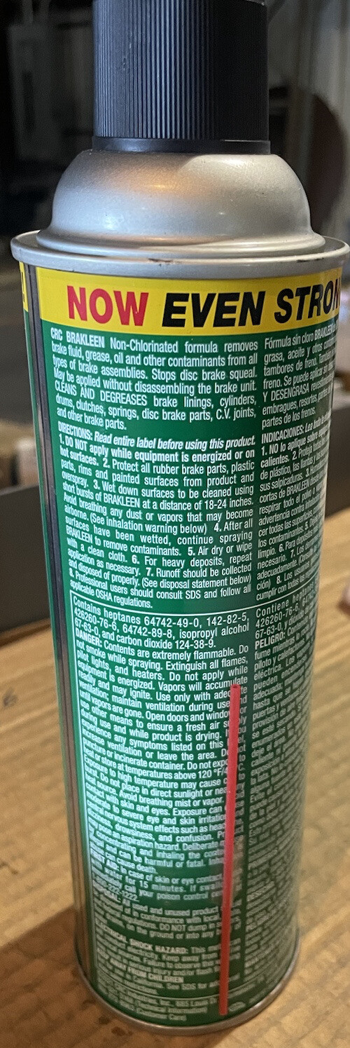CRC Brakleen 05050 Brake Parts Cleaner 50 State Formula for sale online ...