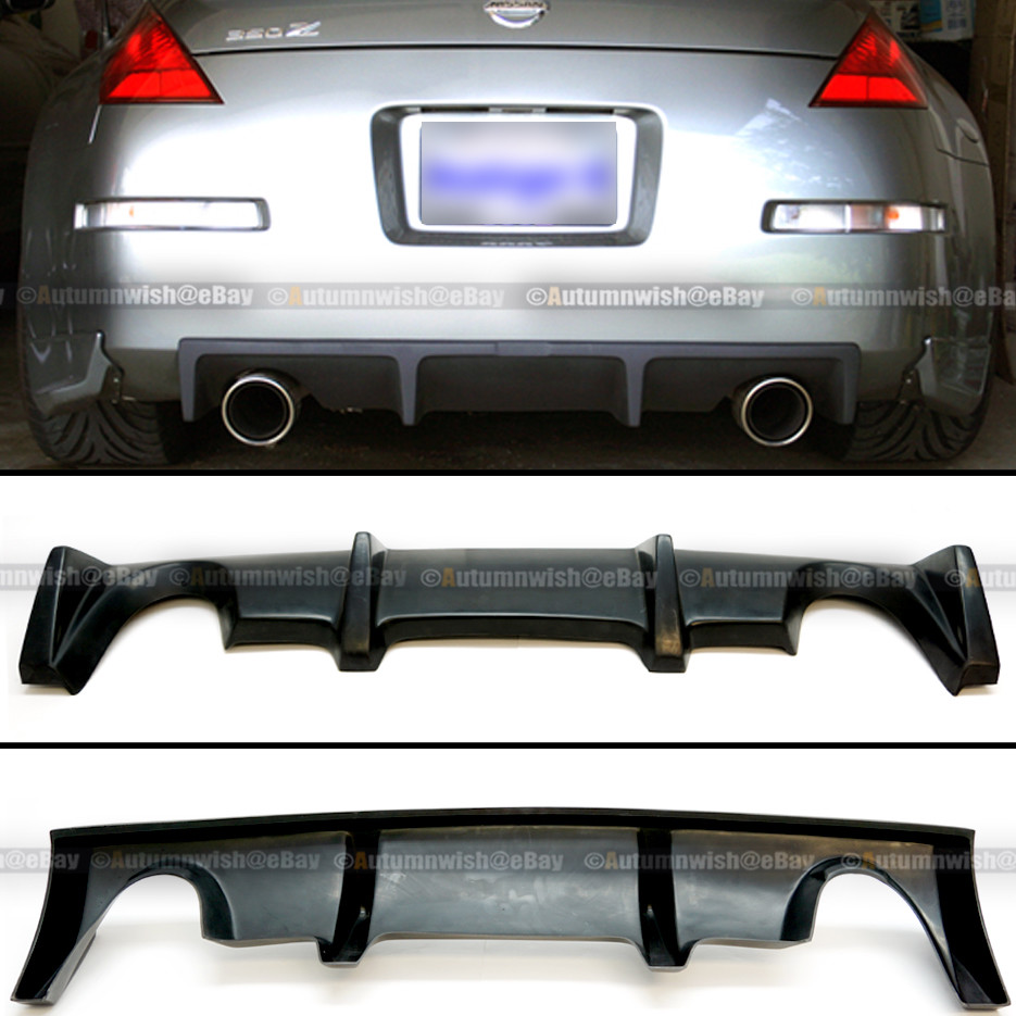 N1 Style For 03-07 Nissan 350z Fairlady Z33 J Style Rear Bumper Chin ...