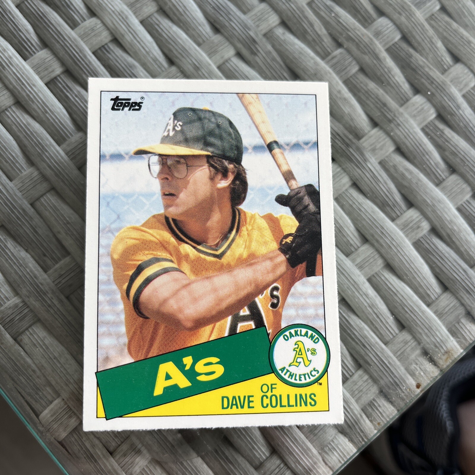 1985 Topps Traded 25T Dave Collins Oakland Athletics | eBay