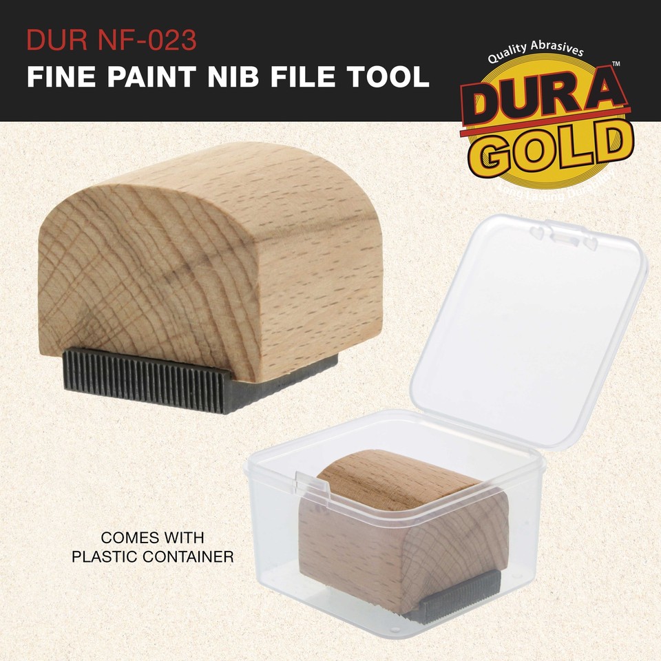 Fine Paint Nib File Tool, Fix Paint Imperfections, Remove Runs Dust ...