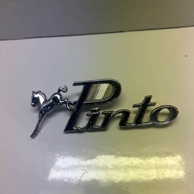 Vintage Ford Pinto Emblem Decal / Car / Metal / D12B-16B114-AD ...