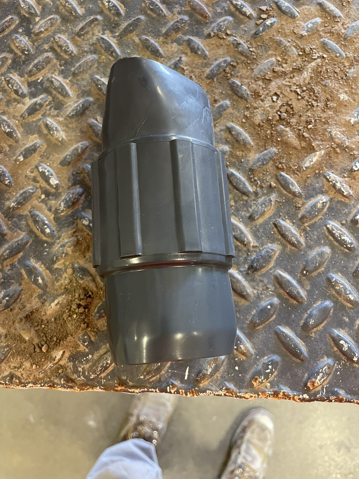 Perma-Cote 2" gray PVC coated coupling. | eBay