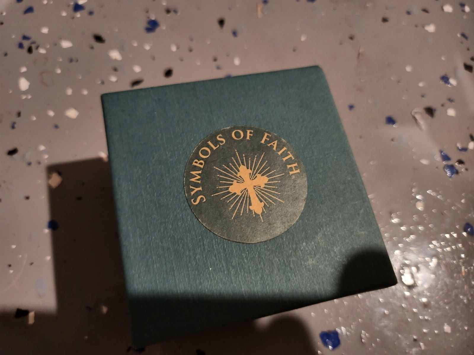 Symbols Of Faith Silver-Tone And Purple Rhinestone Si… - Gem