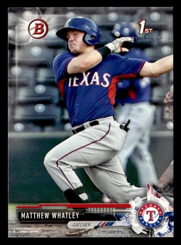 2017 Bowman Draft #BD-121 Matthew Whatley Card Texas Rangers | eBay