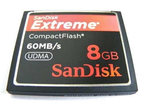 8GB Compact Flash Card Extreme UDMA (8 GB CF Card) SanDisk Used | eBay