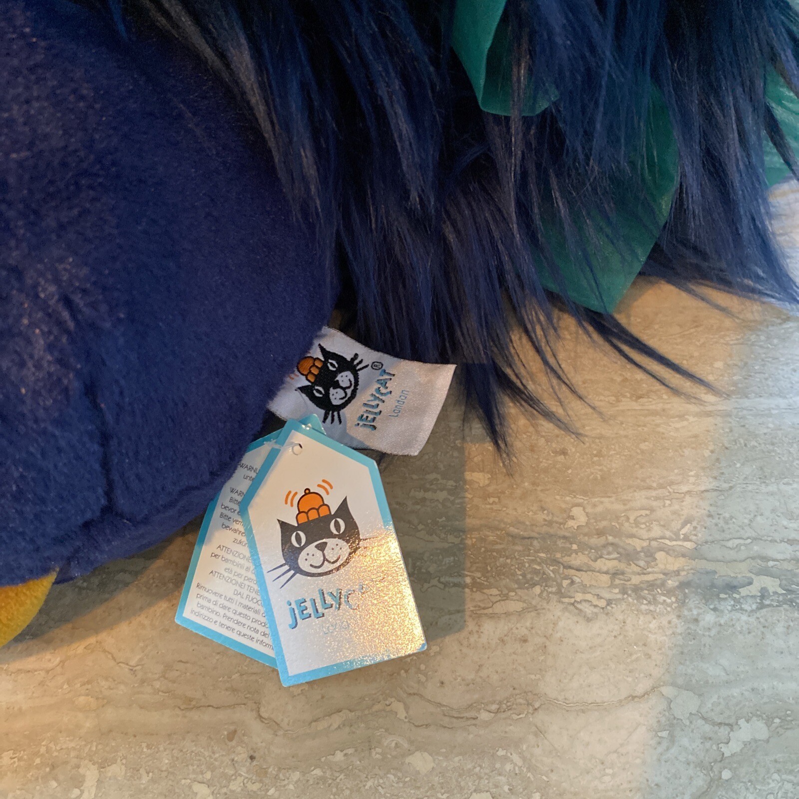 Jellycat+Electra+Plume+Peacock+Stuffed+Animal.+With+Tags. for sale online | eBay