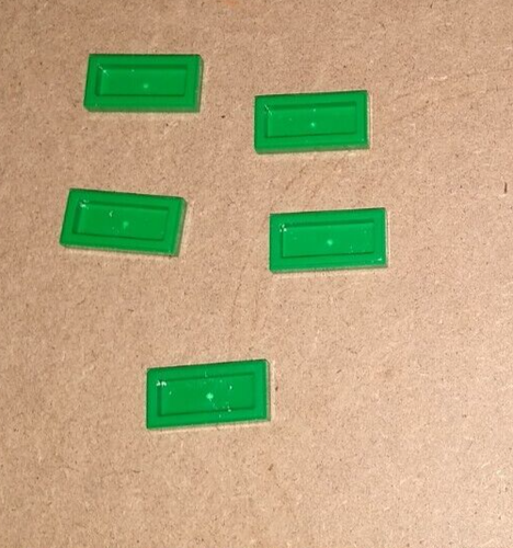 Lot (5) Authentic LEGO Money, 100 Dollar Bill, used read for economy ...