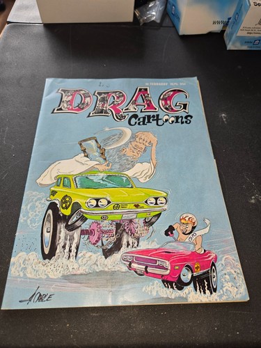 Pete Millar's Drag Cartoons Magazine - February 1970 Good Condition | eBay