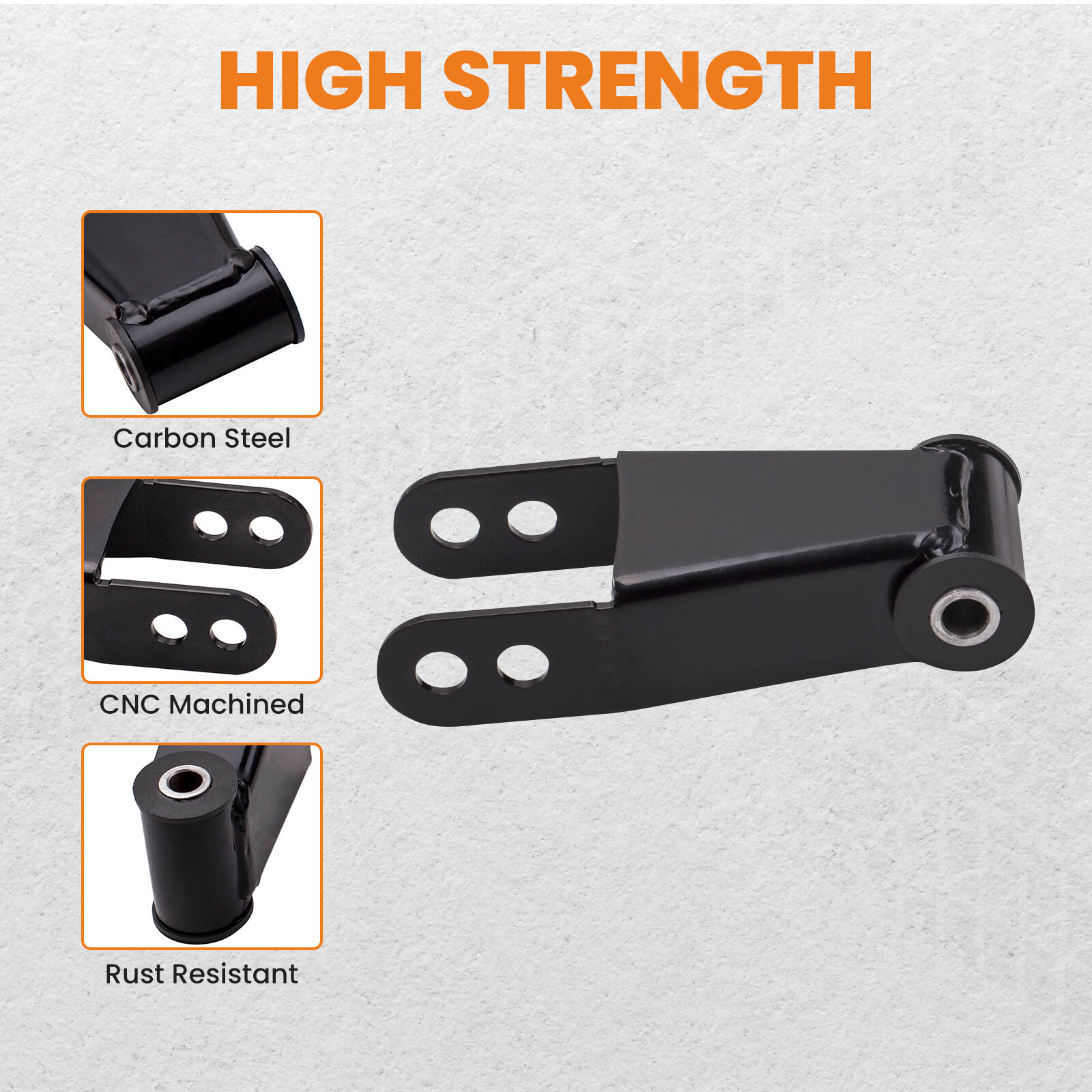 Rear 4" Drop Shackles Hangers Lowering Kit For GMC C15 Chevy C10 73-87 ...