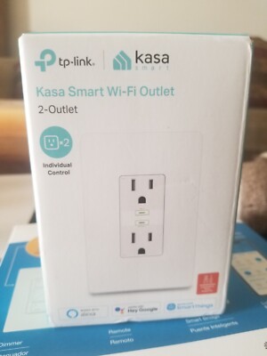 TP-Link Kasa Smart KP200 Kasa Smart Plug In-Wall Smart Home Wi-Fi ...