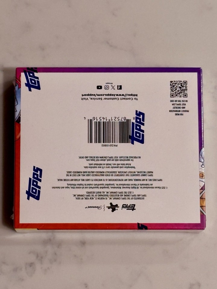 2025 Topps Chrome® Spongebob 25th Anniversary Hobby Box - FACTORY ...