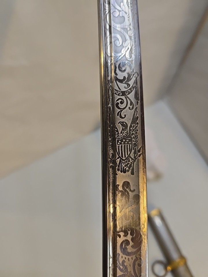 U.S. Armory Springfield Model 1872/1880 Cavalry Officers Sword Saber w ...