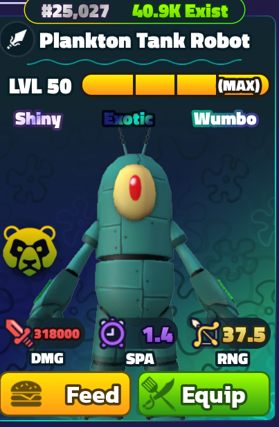 SpongeBob Tower Defense CHEAPEST ⭐ | Exotics & Secrets SAME DAY ...