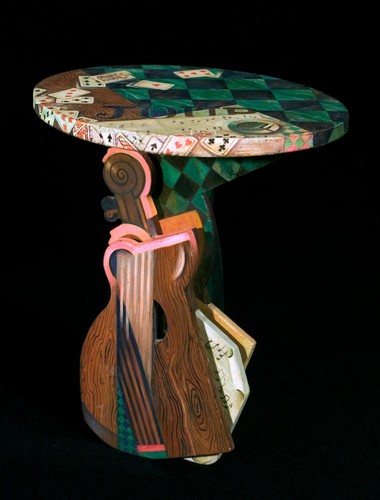 Miriam Slater rare pen study for a cubist table for Jack Nicholson 1980 ...