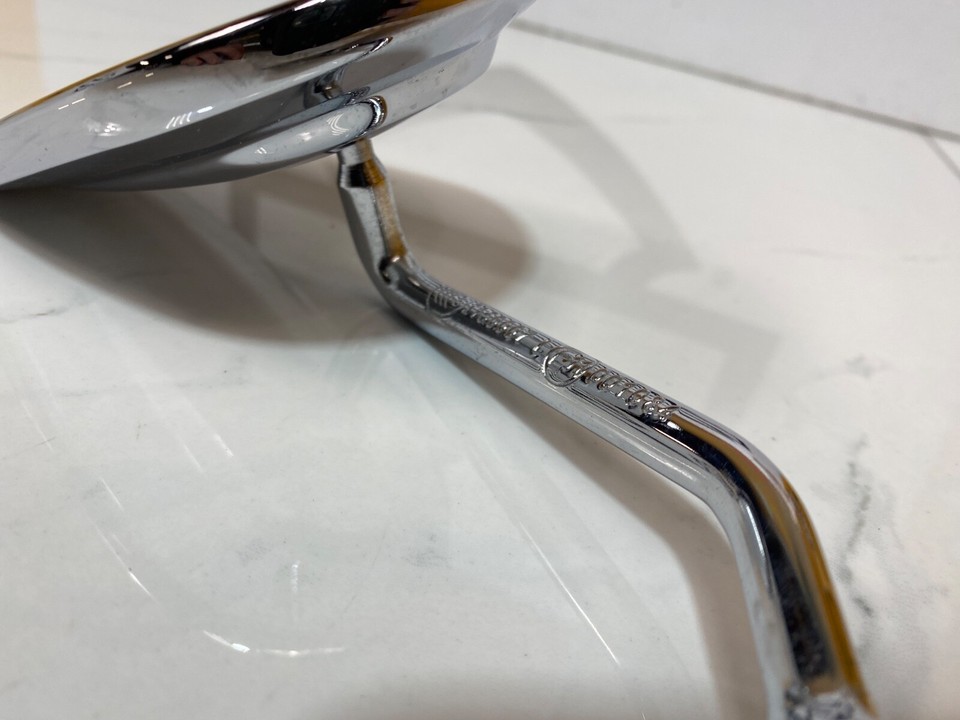 84-26 OEM Harley Short Stem Tear Drop Mirrors Set Touring Dyna Softail ...