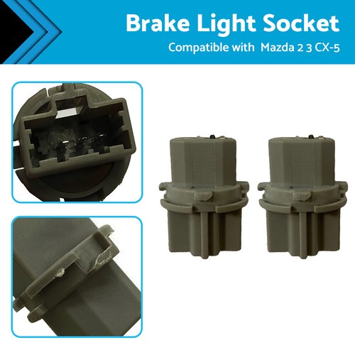 Suitable For Mazda 2 3 CX-5 Tail Rear Brake Light Lamp Bulb Socket Lid ...