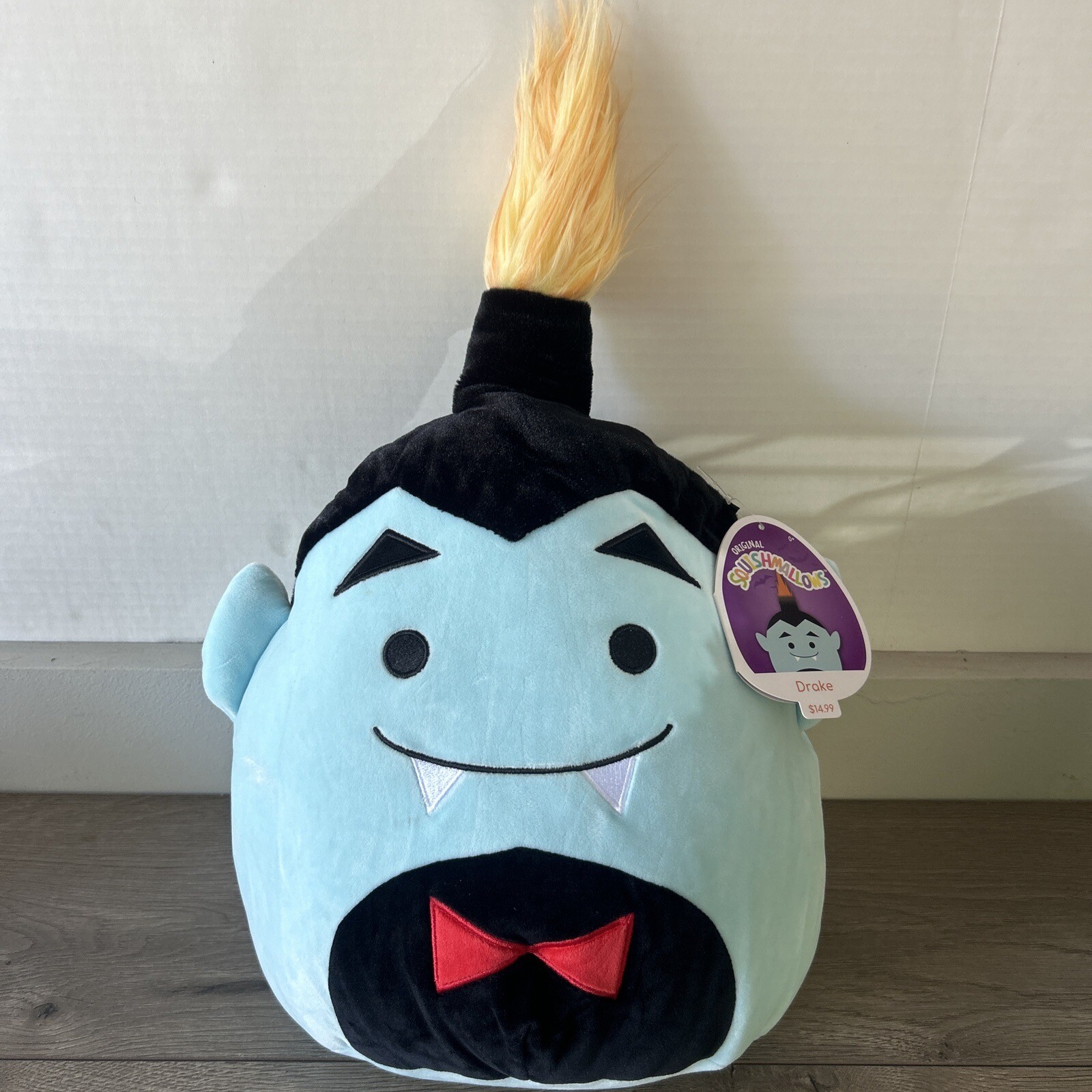 Squishmallow Drake 16” Stuffed Animal Toy Kellytoy Halloween Vampire ...